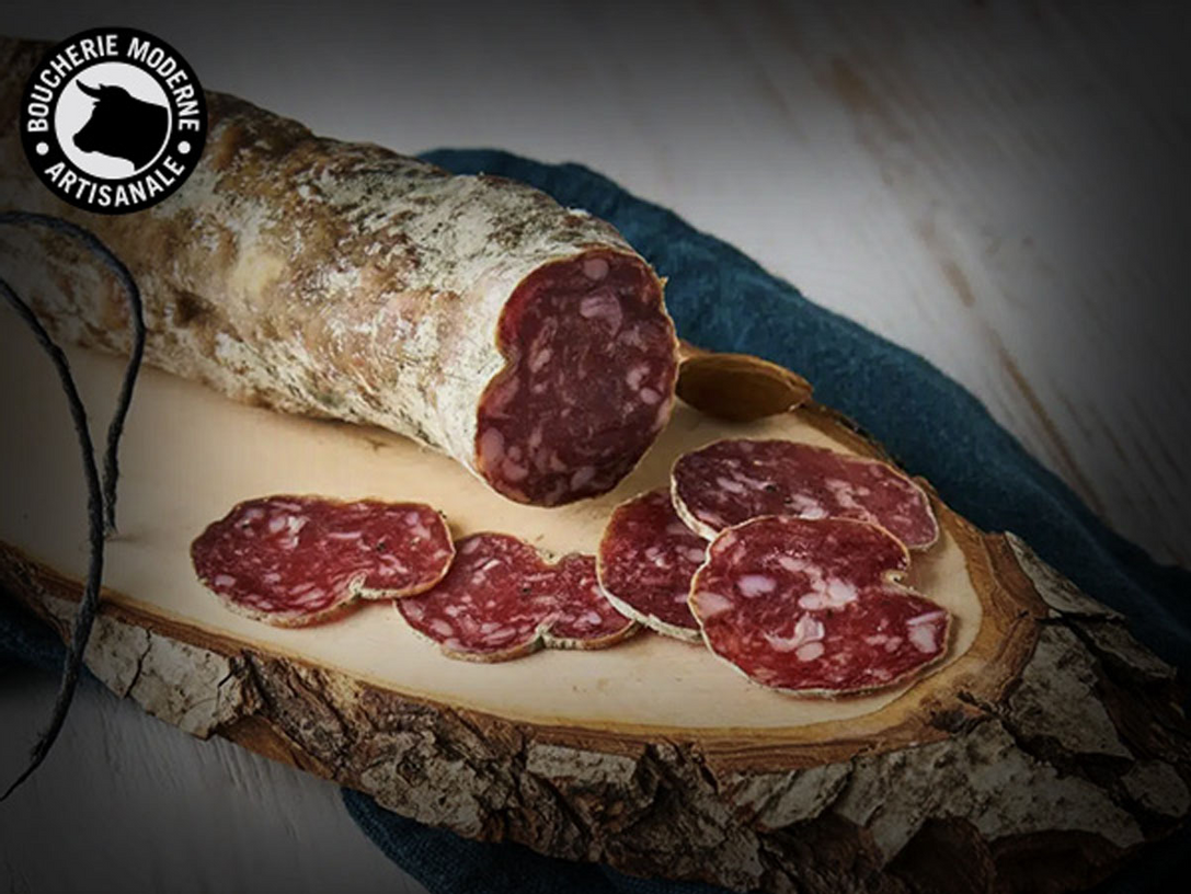Livraison Saucisson Noir de Bigorre - 220 g à Paris Boucherie Moderne ...