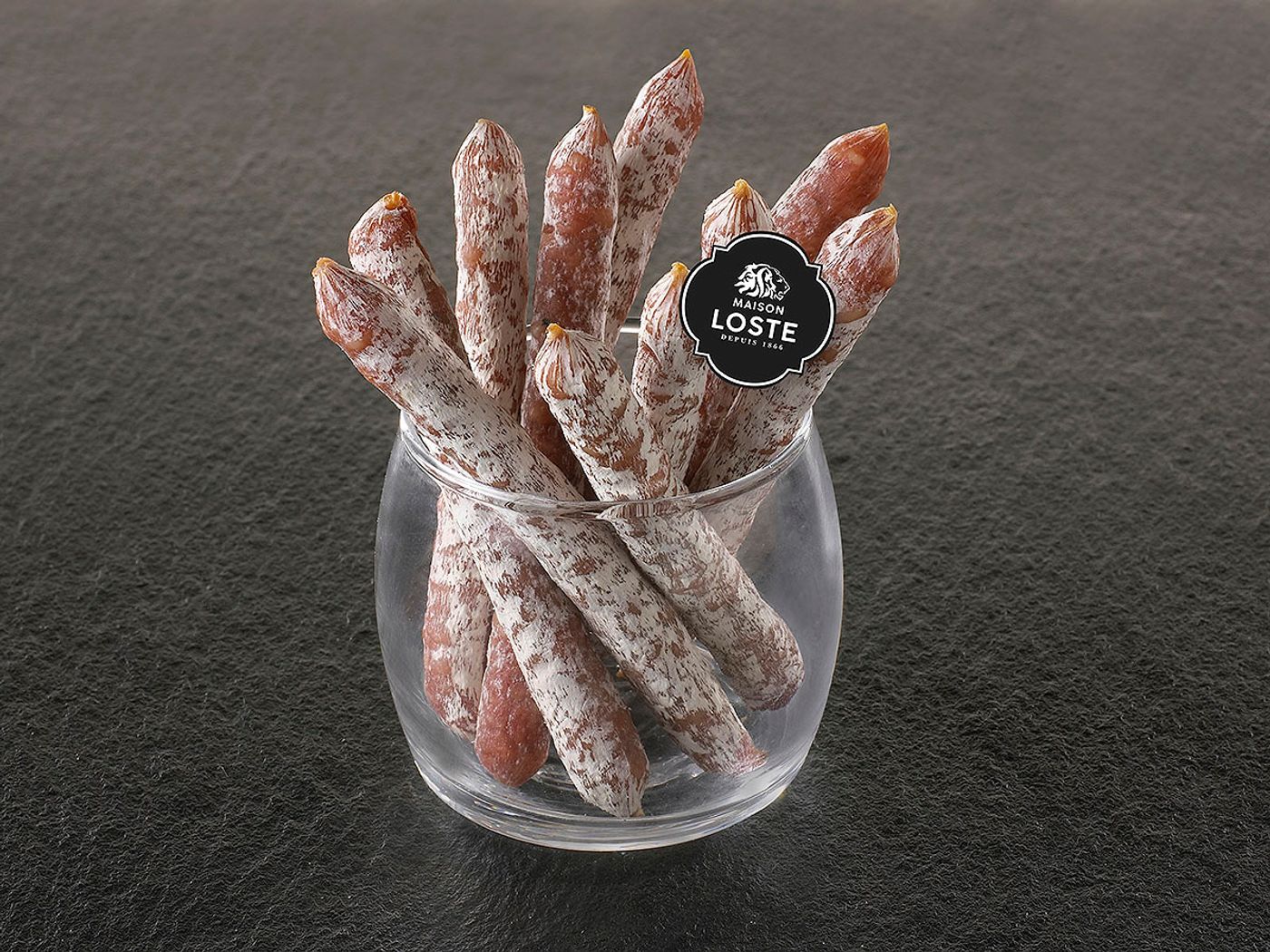 Livraison Saucisson sec mini -sticks nature à Coutances Boucherie Dulin ...