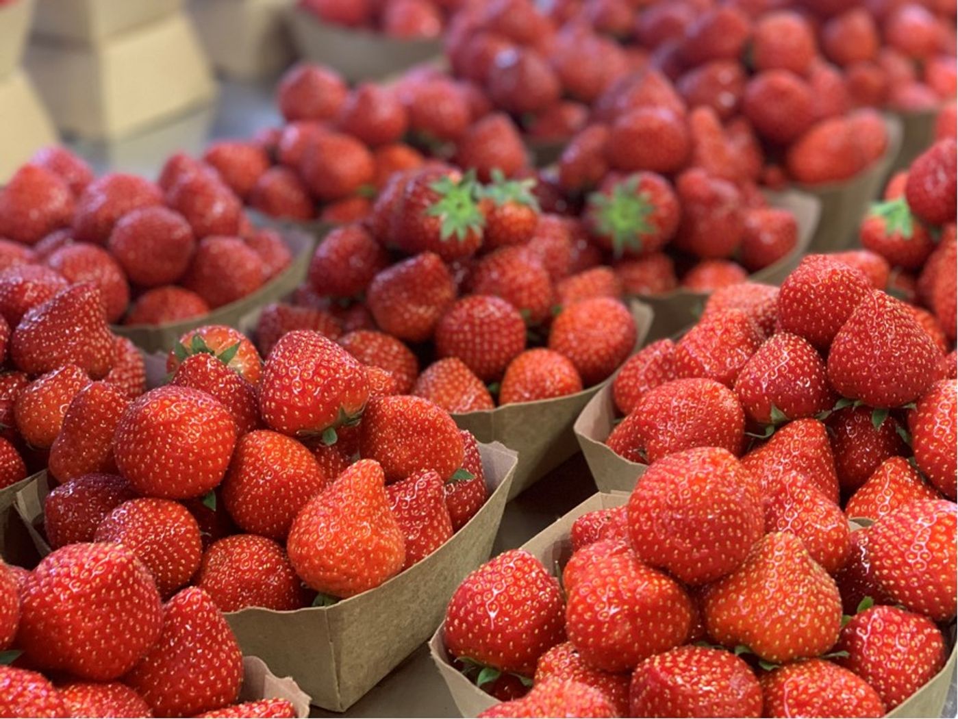 Livraison Fraise Belge à Paris Le Palais du Fruit - Montorgueil - Ollca