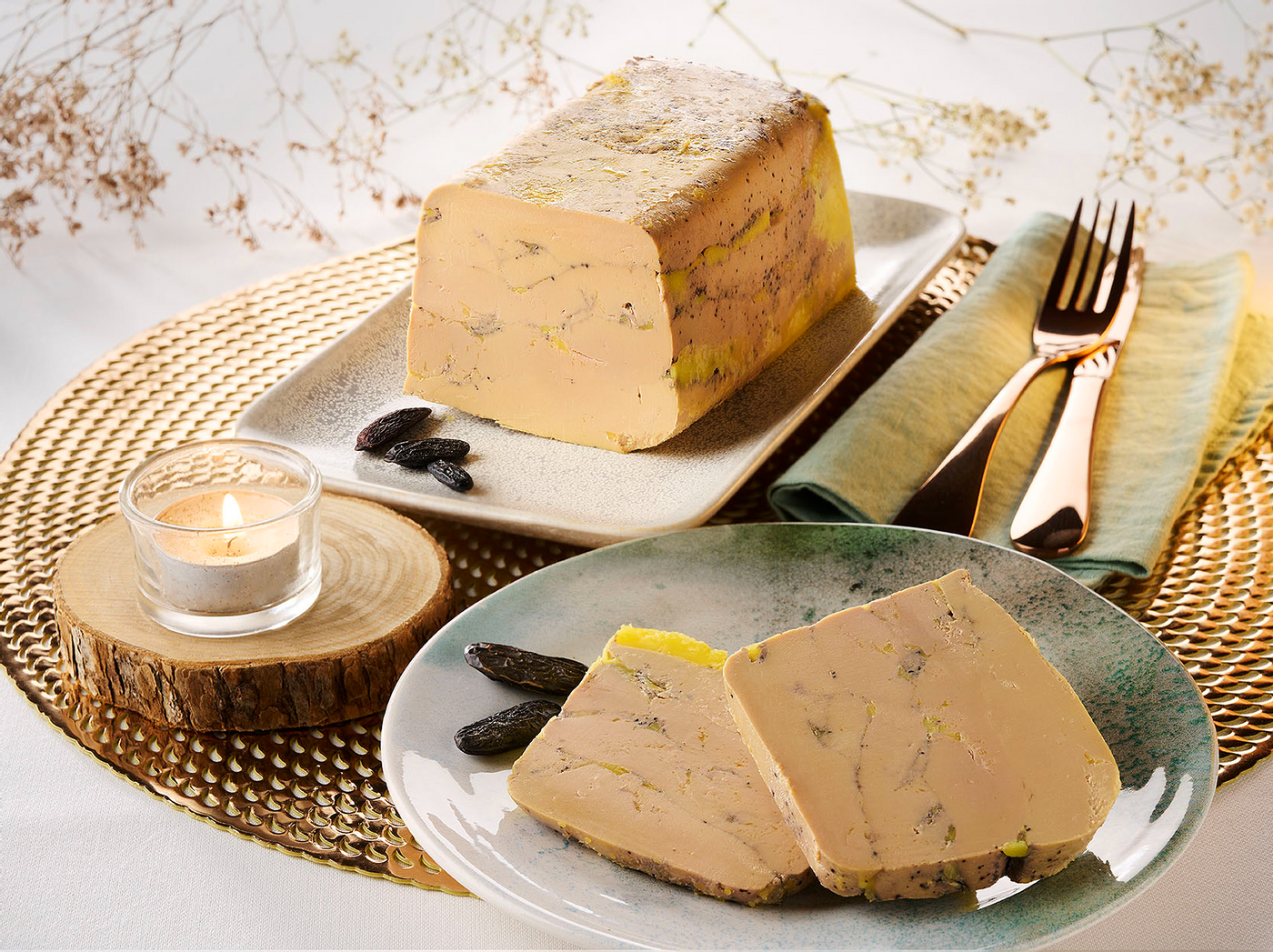 Click & collect Foie gras de canard à la fève Tonka et vin de Maury à ...