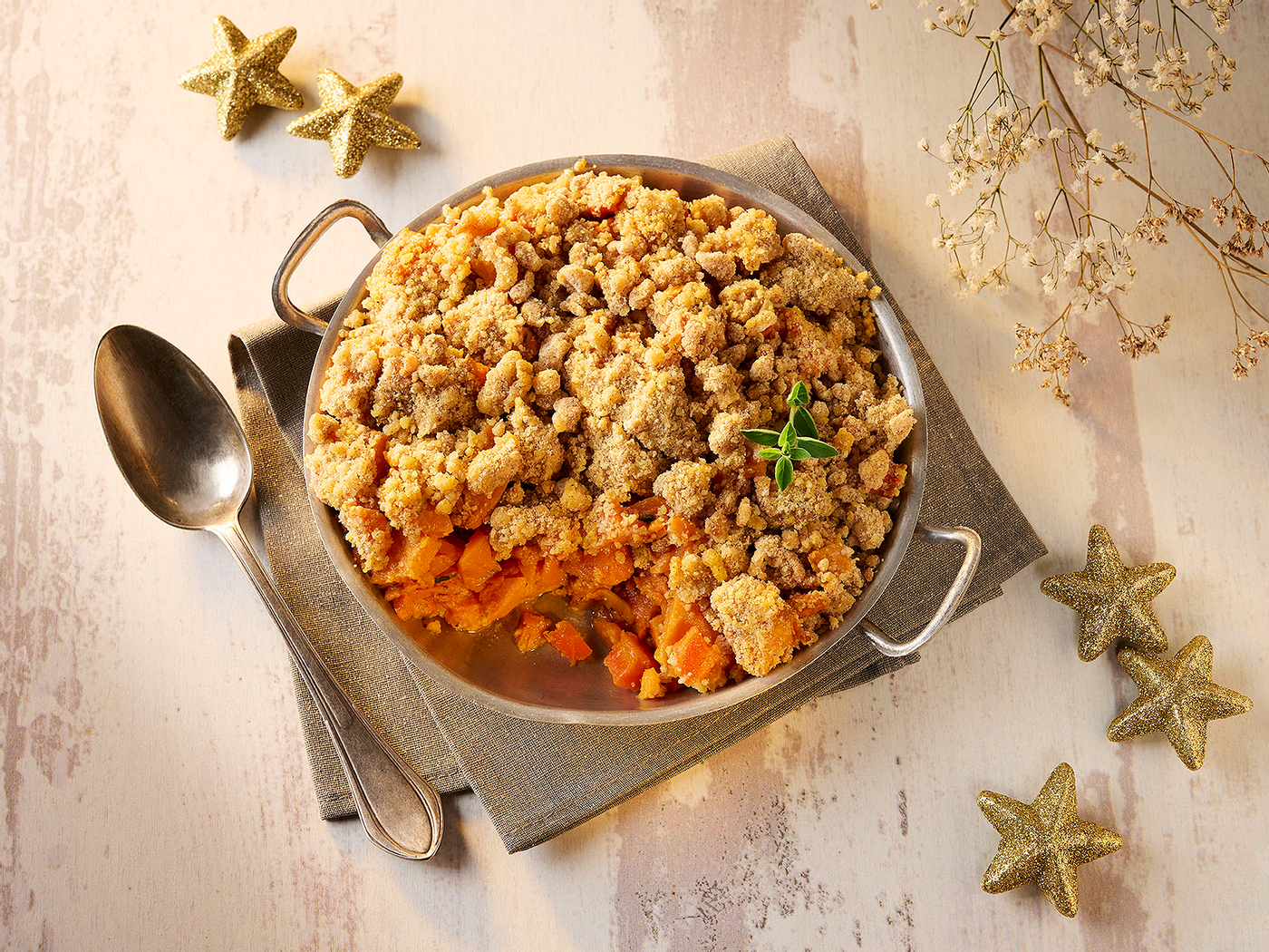 Livraison Crumble de légumes de Noël aux épices à Le Mesnil-Esnard ...