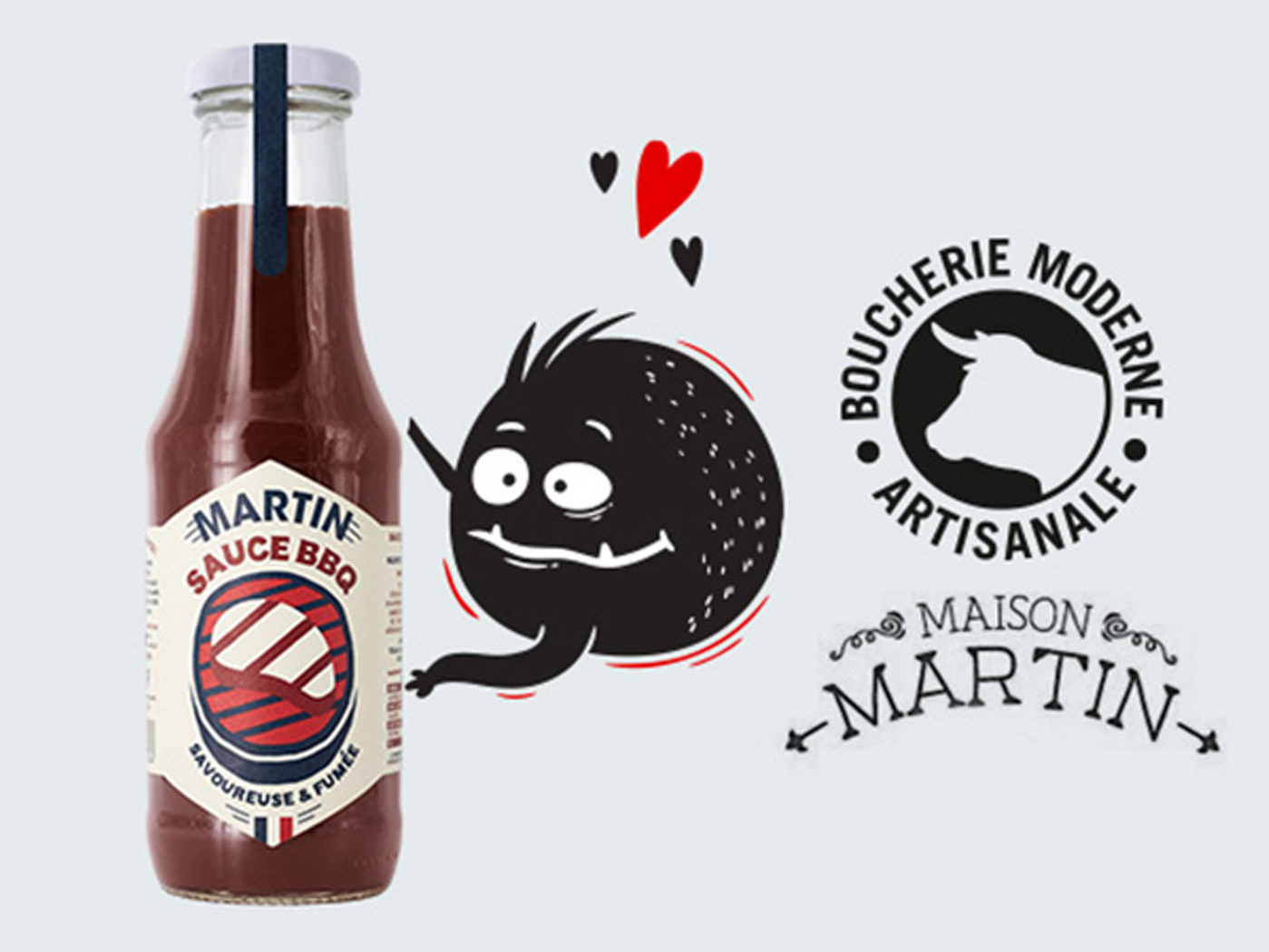 Livraison Sauce Martin Barbecue -350 g à Paris Boucherie Moderne - Ollca