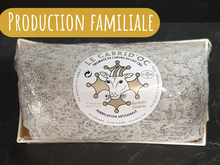 Click & collect Buchette cendrée de chèvre à Saint-Amans-Valtoret Lard ...